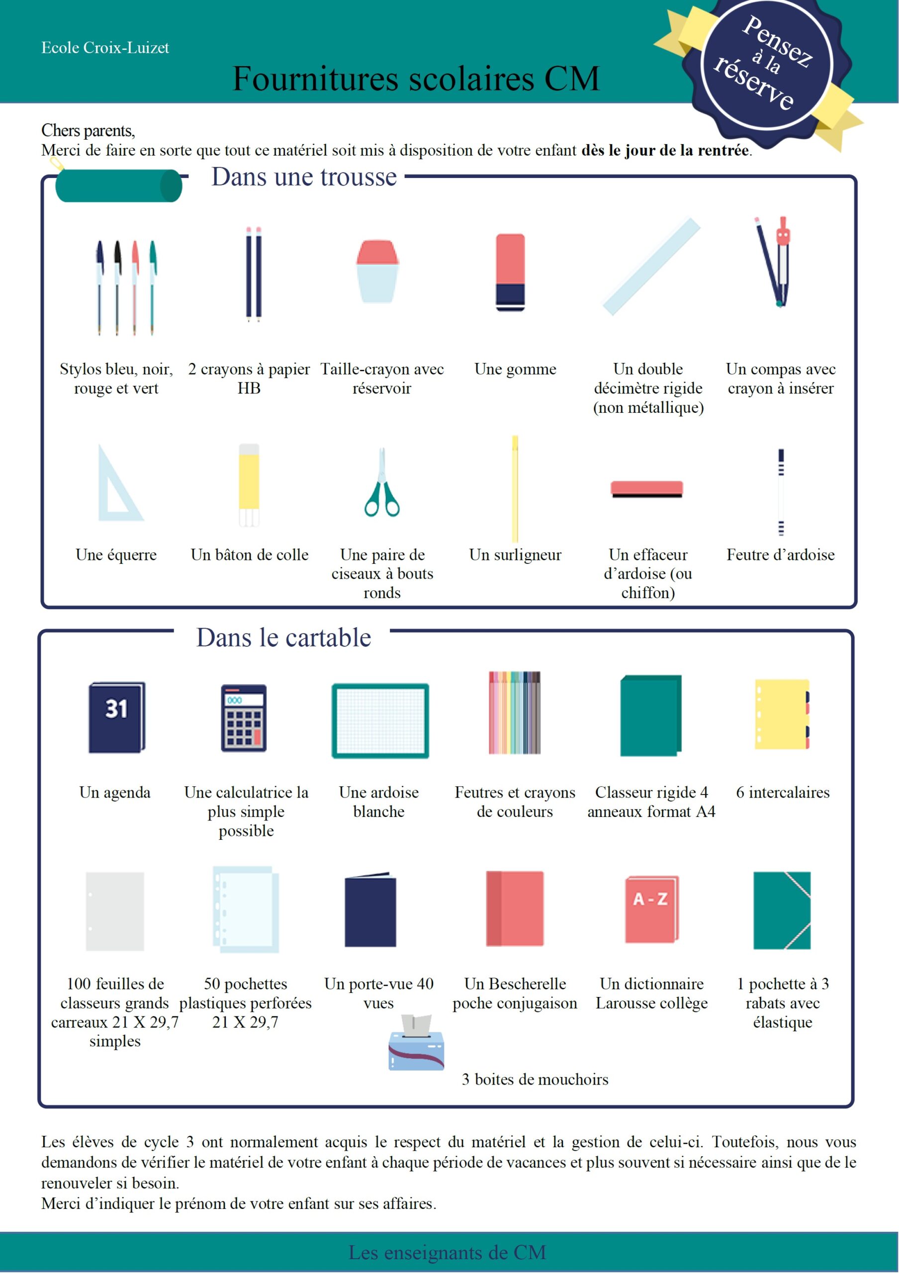 CM1-CM2 | Croix-Luizet élémentaire